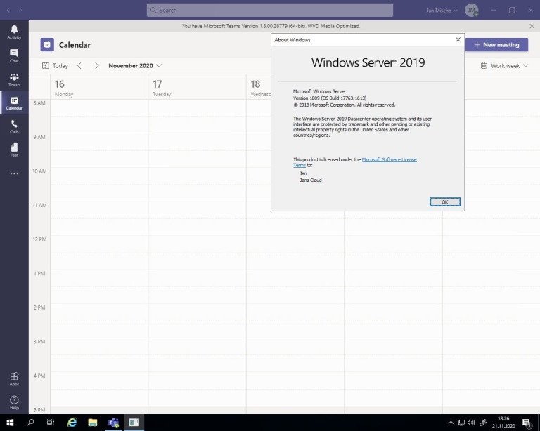 Teams Optimierung für Terminalserver - Jans Cloud