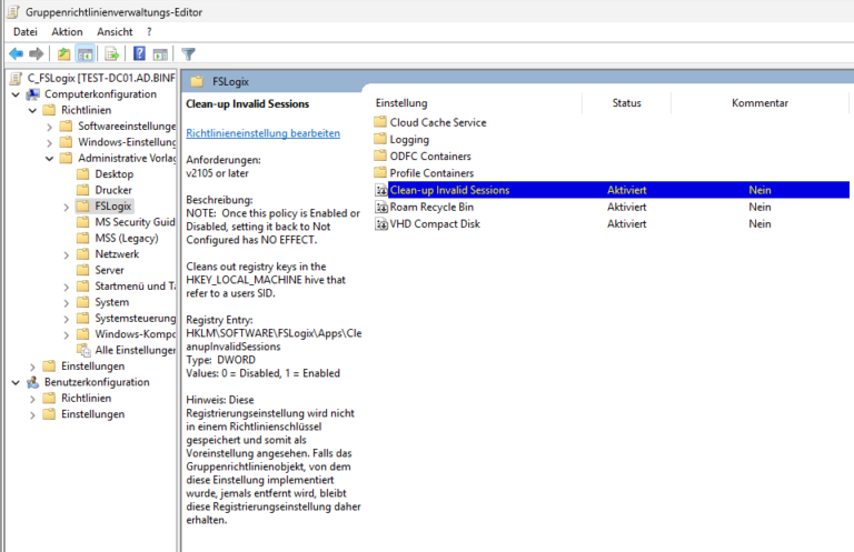 FSLogix v3 25.02 - Disks werden nicht dismounted / Probleme beim ...